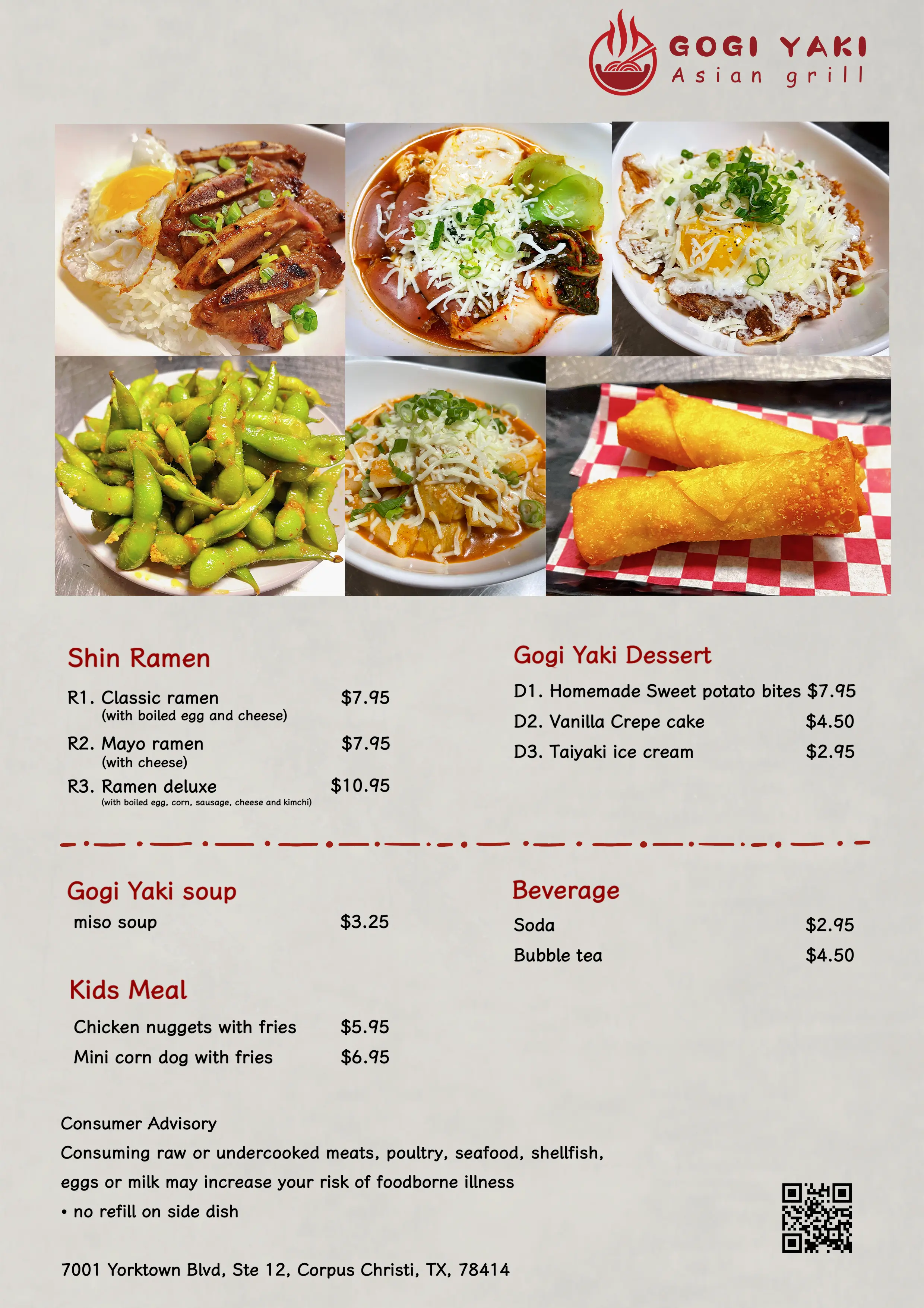 Gogi Yaki | Online Order | Corpus Christi | TX